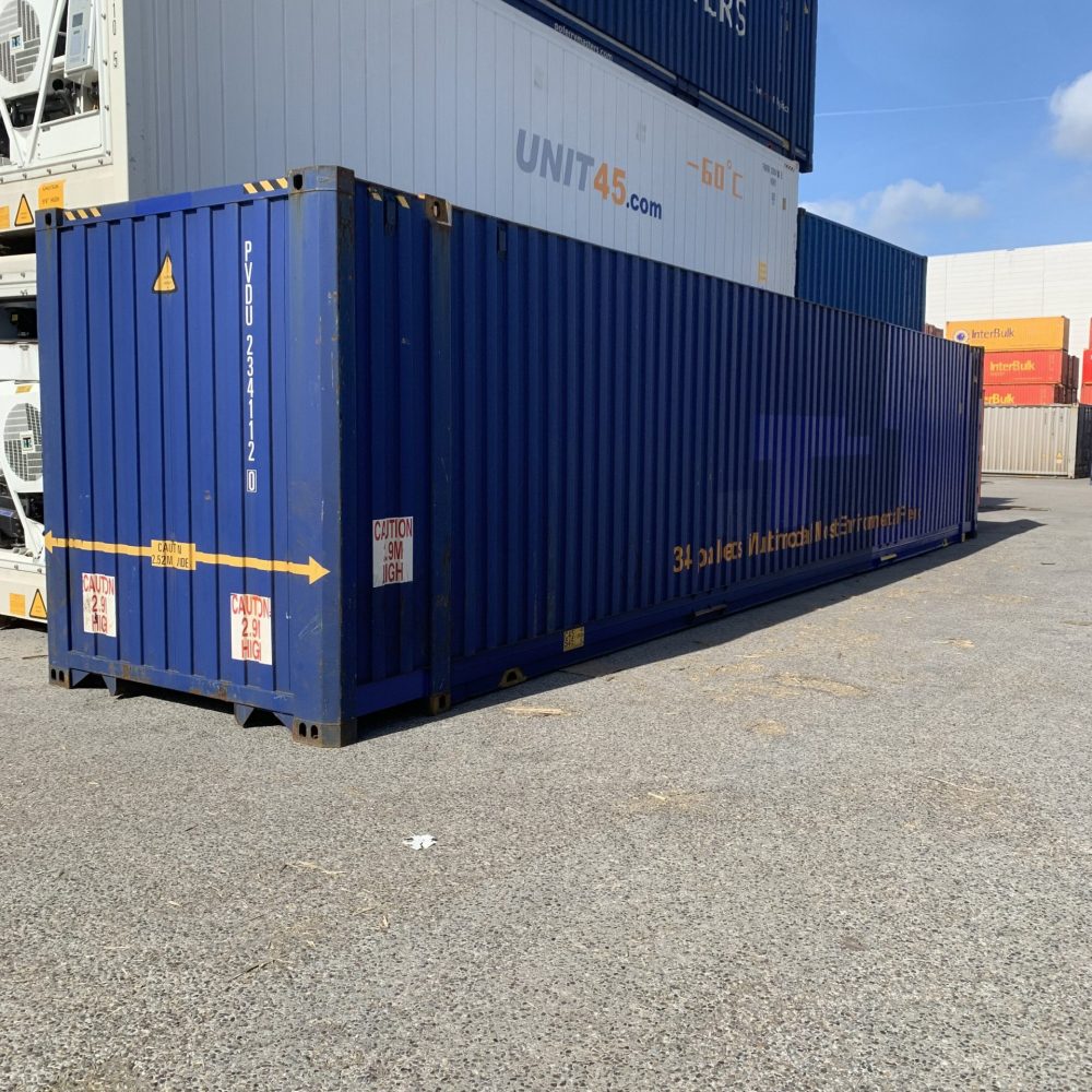 40FT High Cube Pallet Wide - Driessen Container Service
